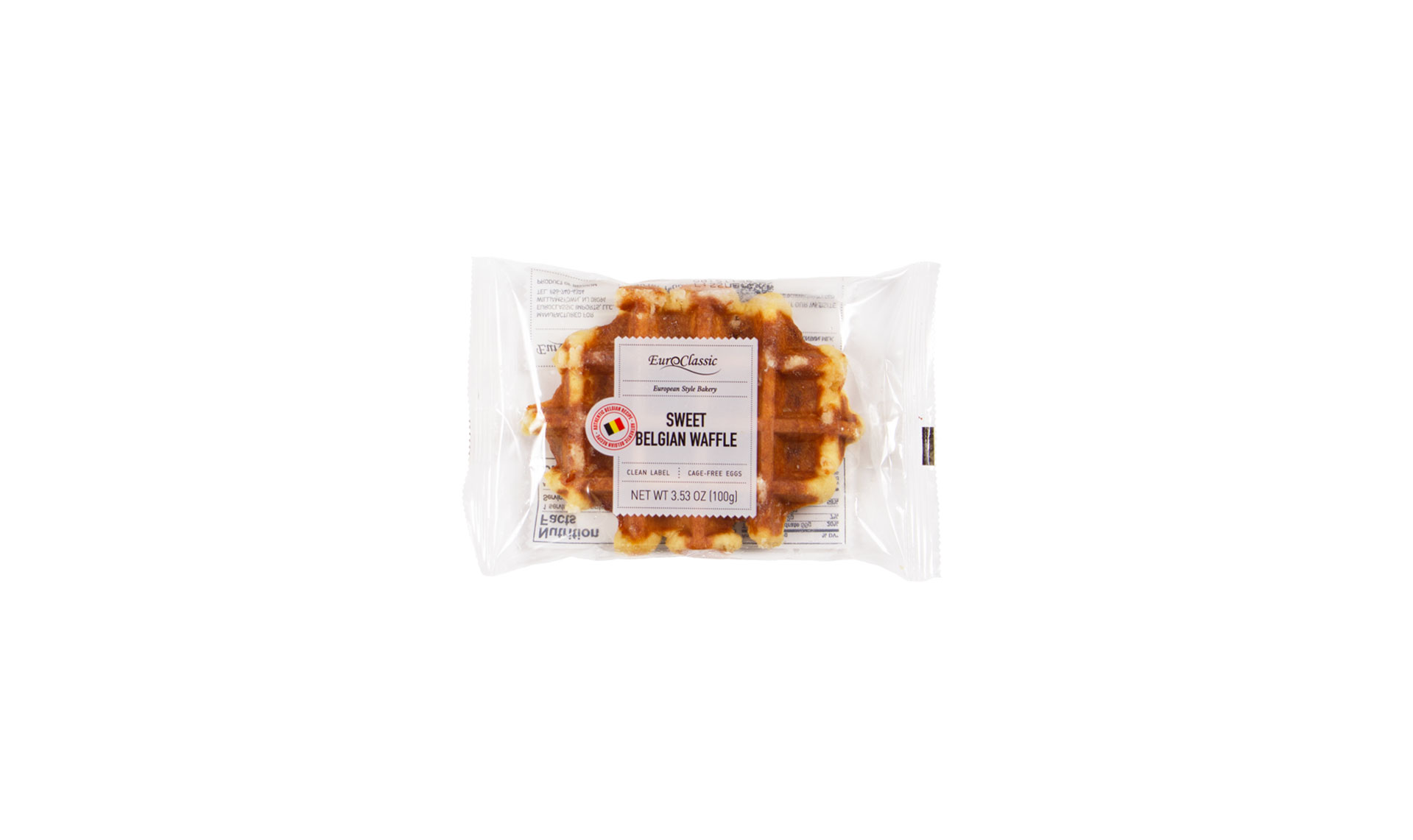 Authentic Sweet Belgian Waffle Euroclassic - USA